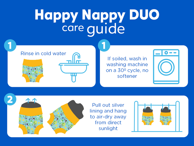 Water Babies Happy Nappy DUO | Reusable Swim Nappies | Water Babies